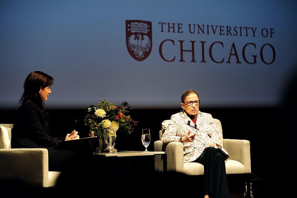 U.S. Supreme Court Justice Ruth Bader Ginsburg Receives Dean's Award at ...